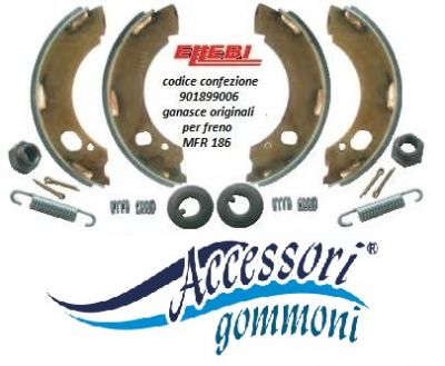 CEPPI FRENI ELLEBI 186 CON MOLLE LBN 700 PERCARRELLO PORTA GOMMONE BARCA